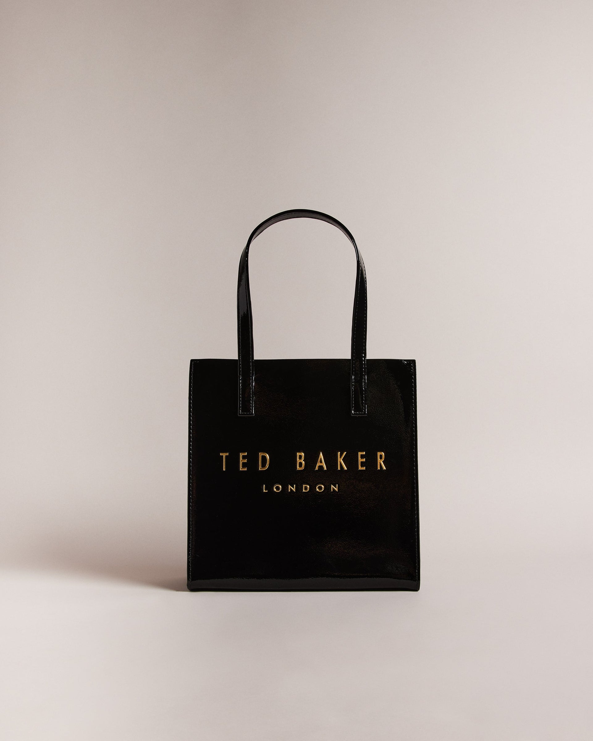 Shop Crinion Crinkle Small Icon Bag Black for Women Online | Ted Baker ...