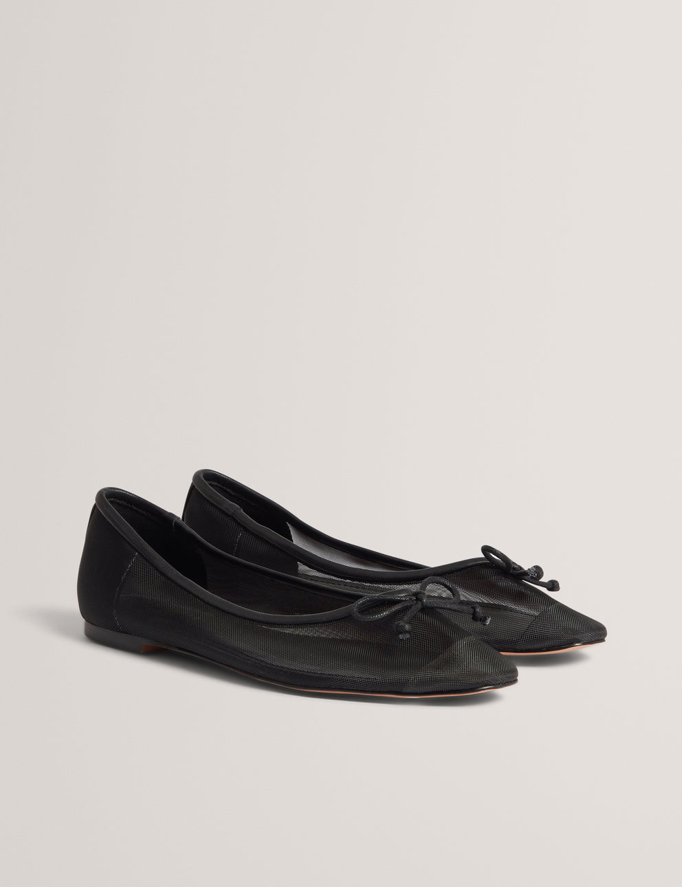 Merrisa Mesh Ballet Flat Black