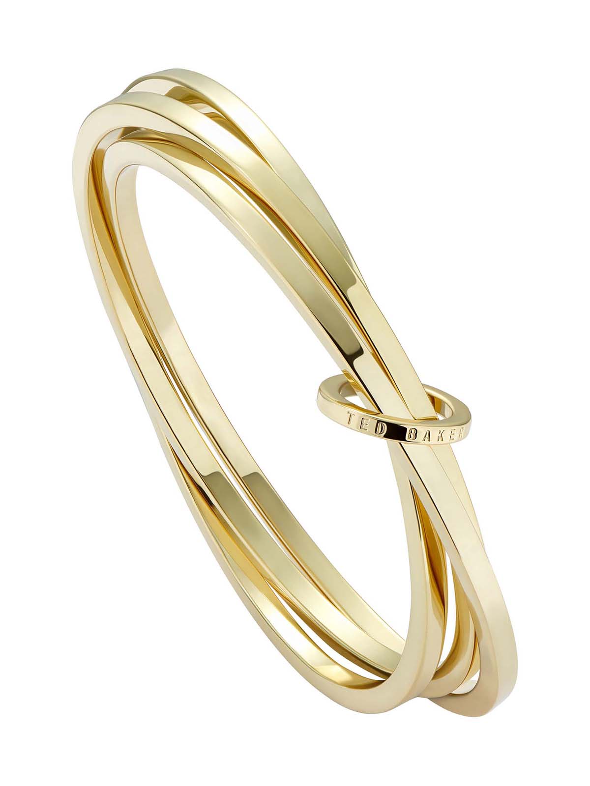 Huulia Multi Hoop Bangle Bracelet Gold