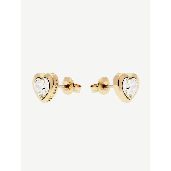 Shop Han Crystal Heart Earring Gold for Women Online | Ted Baker Qatar